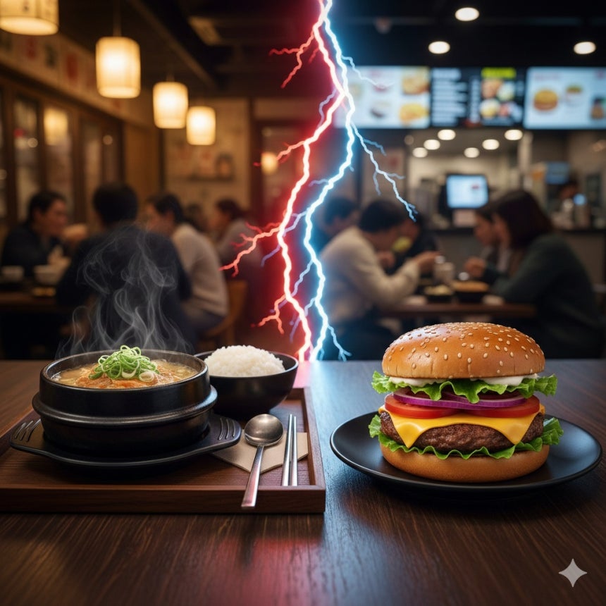 Western-style Burgers Challenge Gukbap as Lunch Prices Shift (Creatrip)