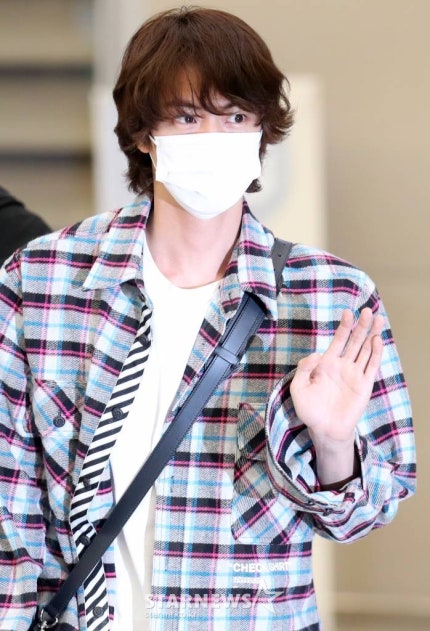 BTS's Jin Returns To Korea | kpopping