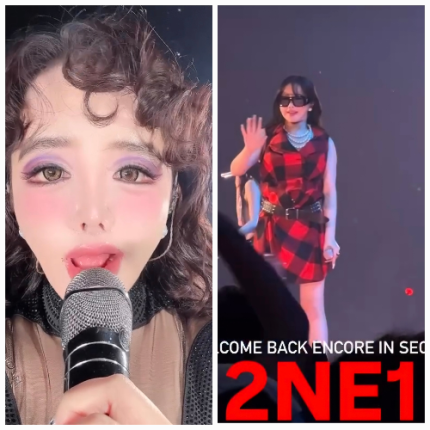 더쿠 - 2NE1 박봄, ‘필터 논란’ 정면돌파…무대는 화장처럼 완벽했다